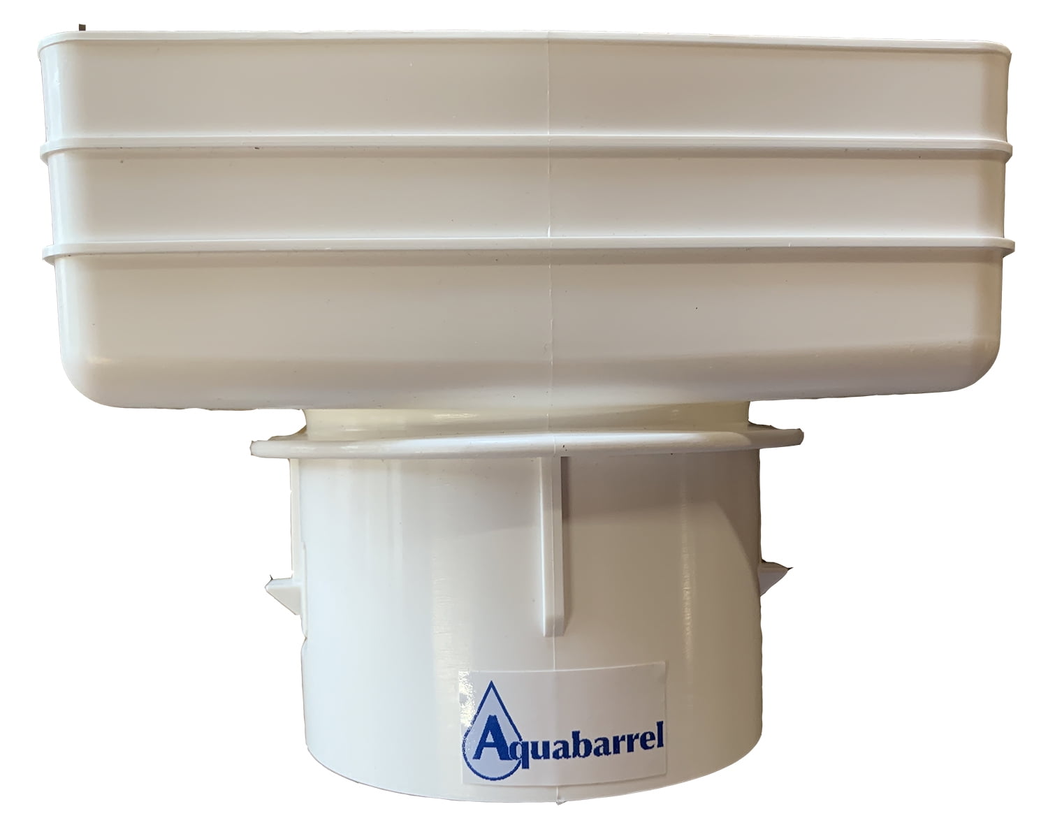 4x6x4 Universal Downspout to Drain Pipe Adapter, White - Walmart.com