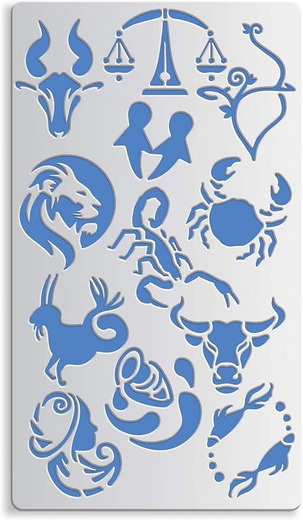 4x7 Inch Constellation Symbols Metal Stencils Viking Compass Stencil ...