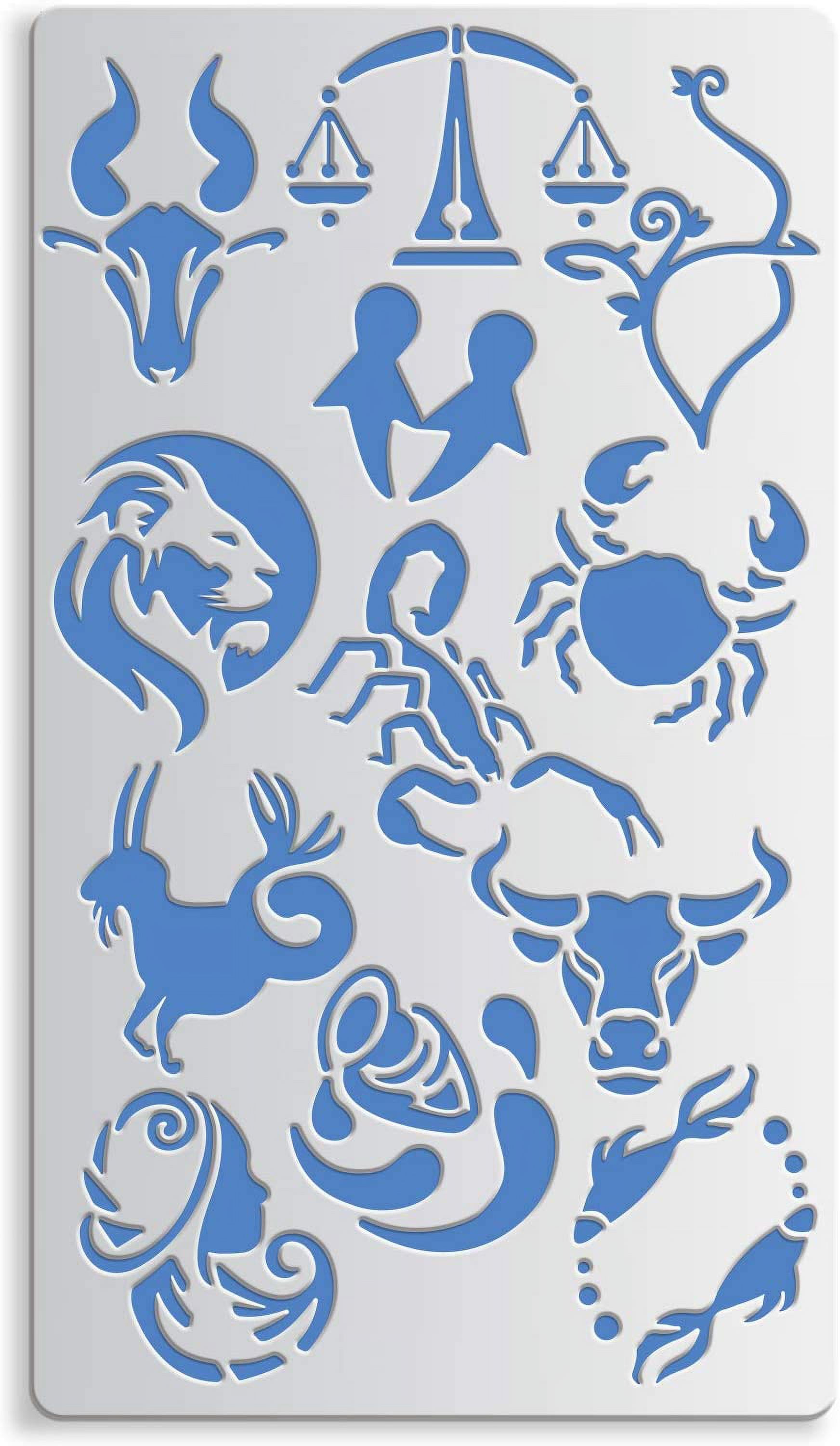 4x7 Inch Constellation Symbols Metal Stencils Viking Compass Stencil ...