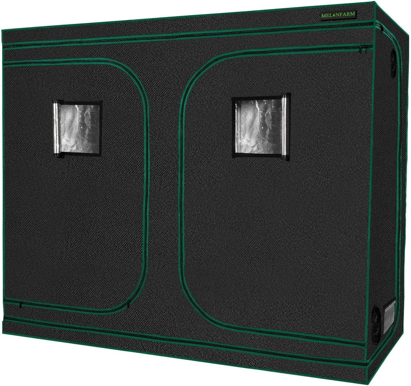 4x8 Grow Tent, 96"x48"x80'' High Reflective 600D Diamond Mylar Canvas ...