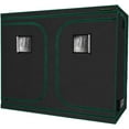 4x8 Grow Tent, 96"x48"x80'' High Reflective 600D Diamond Mylar Canvas ...