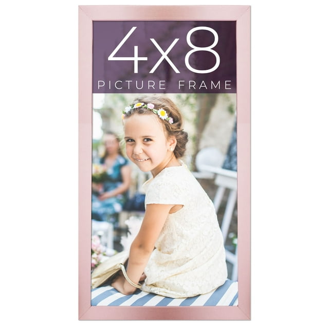 4x8 In Annie Rose Gold Picture Frame - Contemporary Picture Frame ...