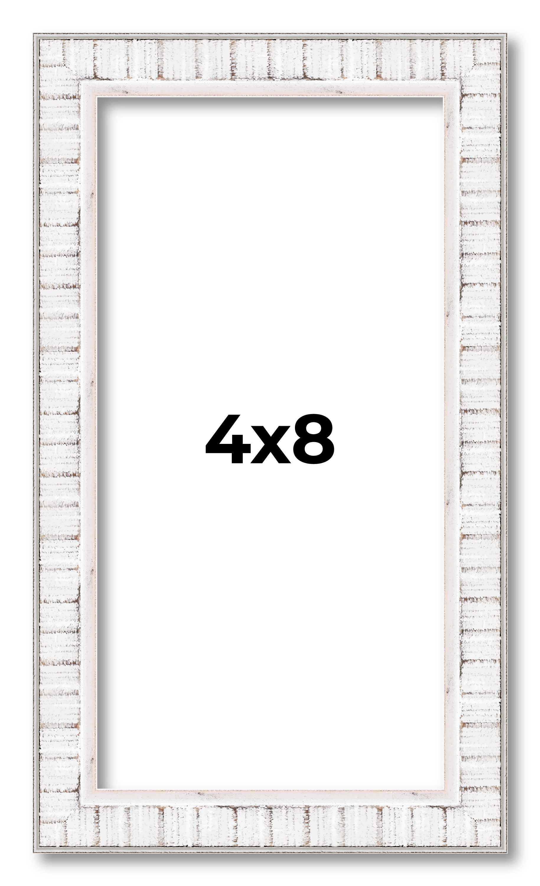 4x8 In Frame White Real Wood Picture Frame Width 0.75 inches | Interior ...