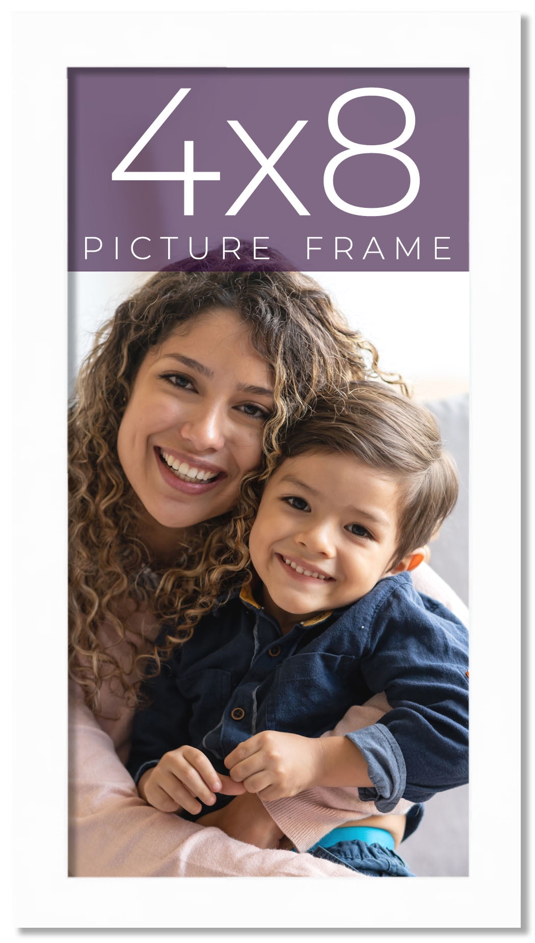 4x8 In Frame White Real Wood Picture Frame Width 0.75 inches | Interior ...