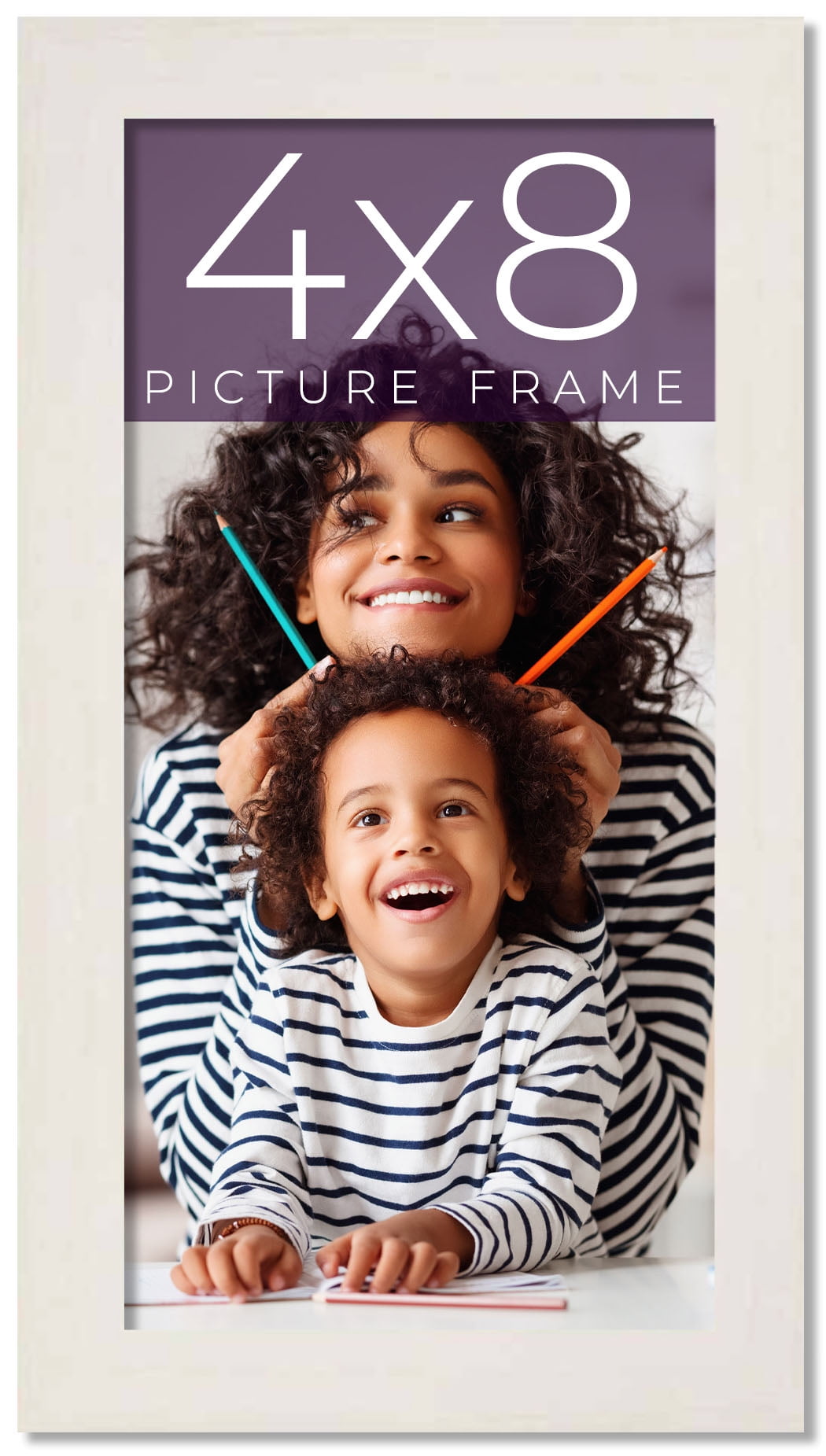 4x8 In Frame White Real Wood Picture Frame Width 0.75 inches | Interior ...