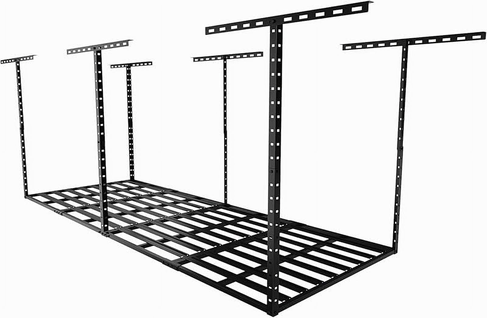 4x8 Overhead Garage Storage Rack Organization, Adjustable Ceiling ...