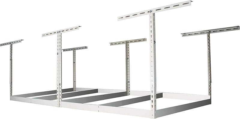 4x8 Overhead Storage Rack Frame Kit - Hanging Storage Shelves, Ceiling ...