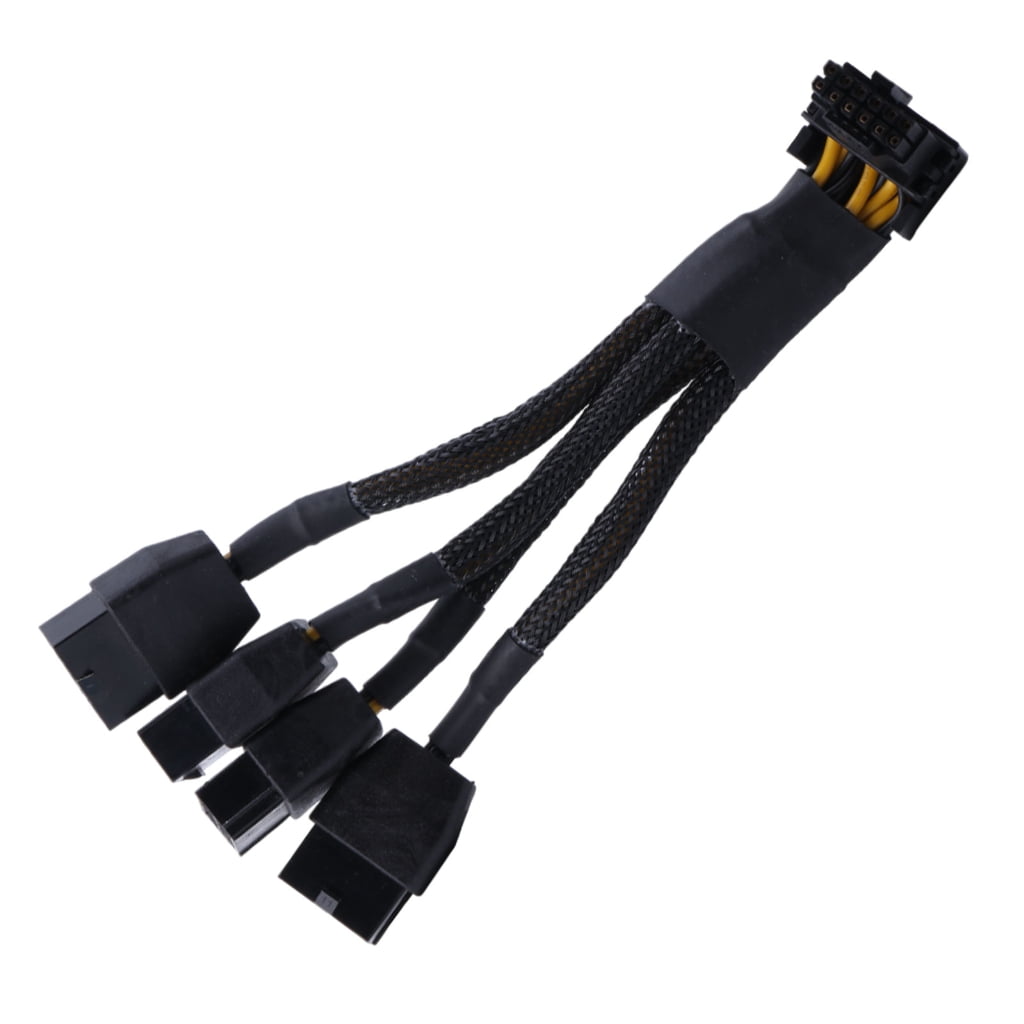 4x8pin PCI-e to 16Pin (12+4) PCI-e 5.0 12VHPWR Connector 90 Degree ...