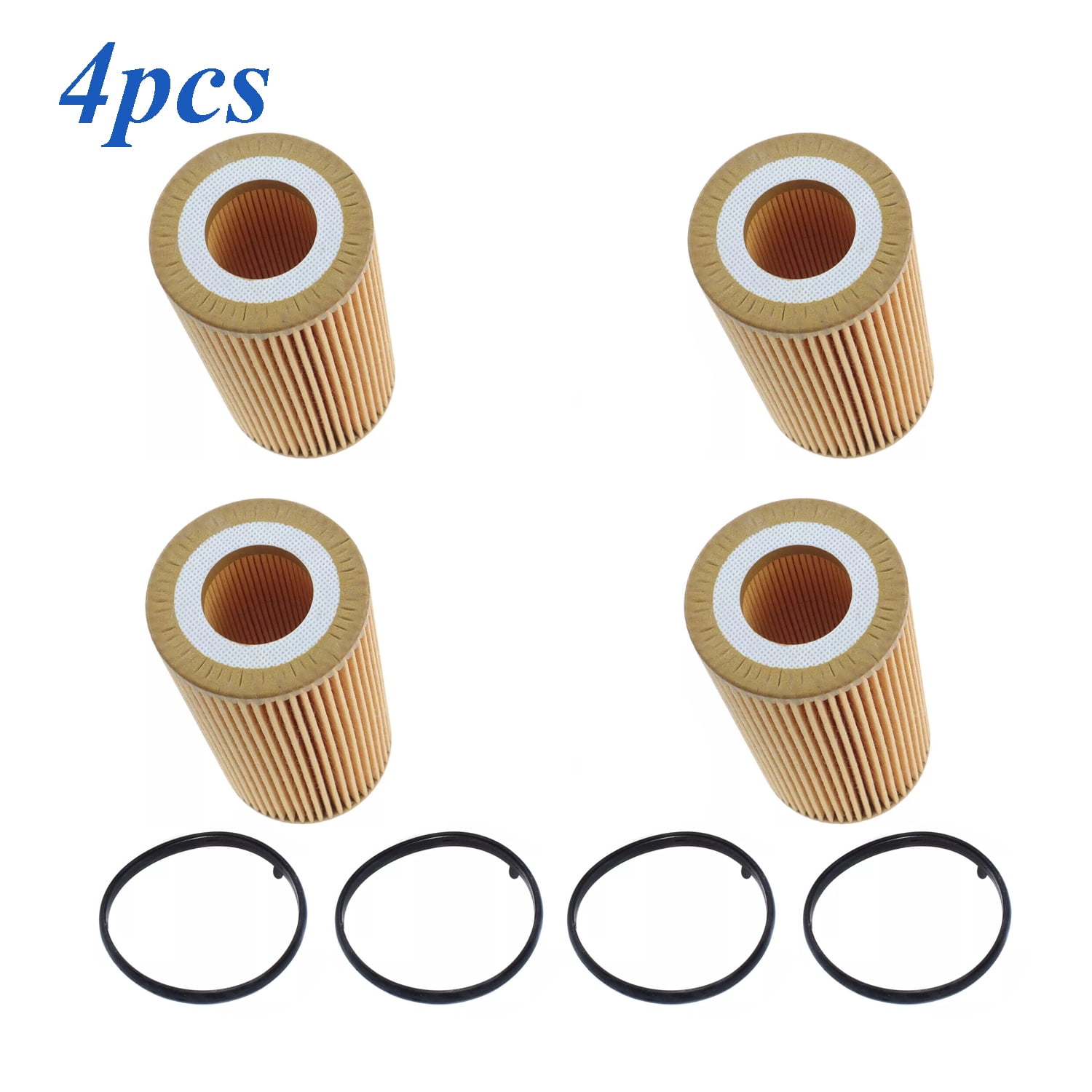 4xEngine Oil Filter for Audi A3 A4 TT 2.0L Volkswagen Passat Golf 2.5L ...