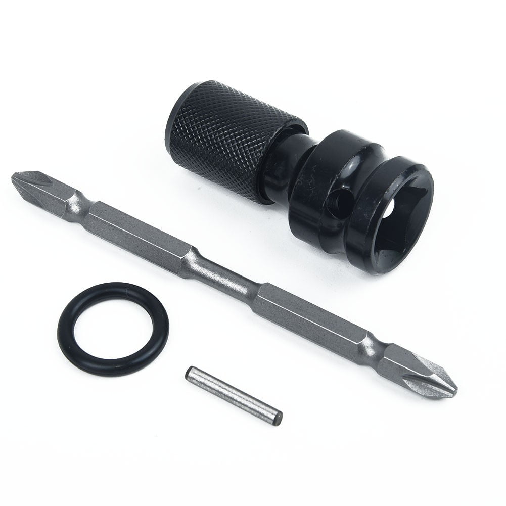4xSocket Bit Adapter Set Impact Drill Nut Extension Bits Driver Bar ...