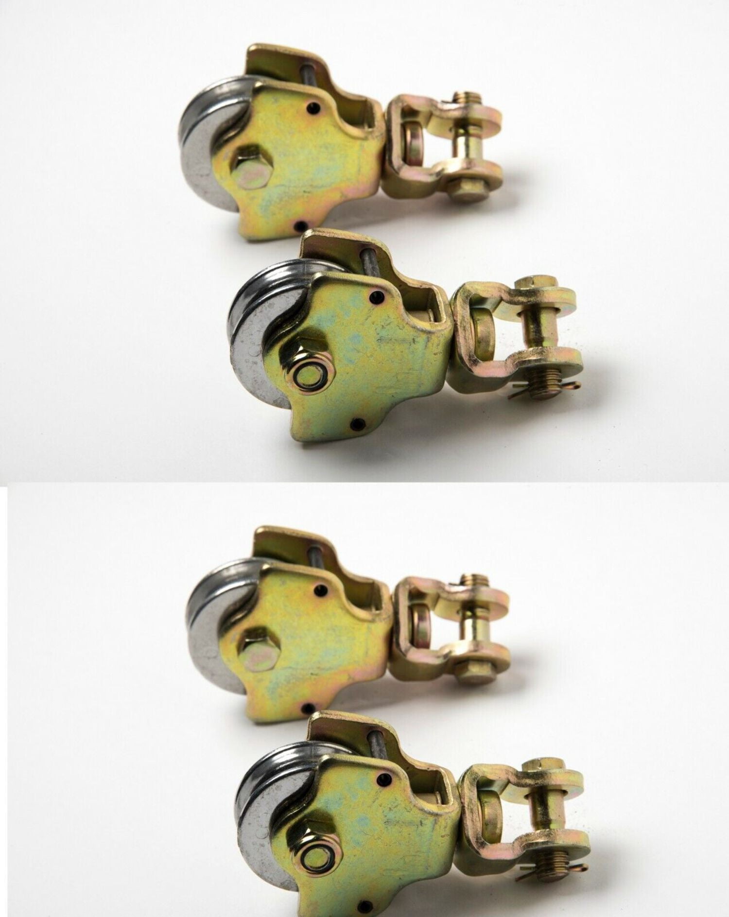 4xWire Rope Pulley Block 2Ton Swivel Eye Hoist Hook Snatch Block Sheive ...