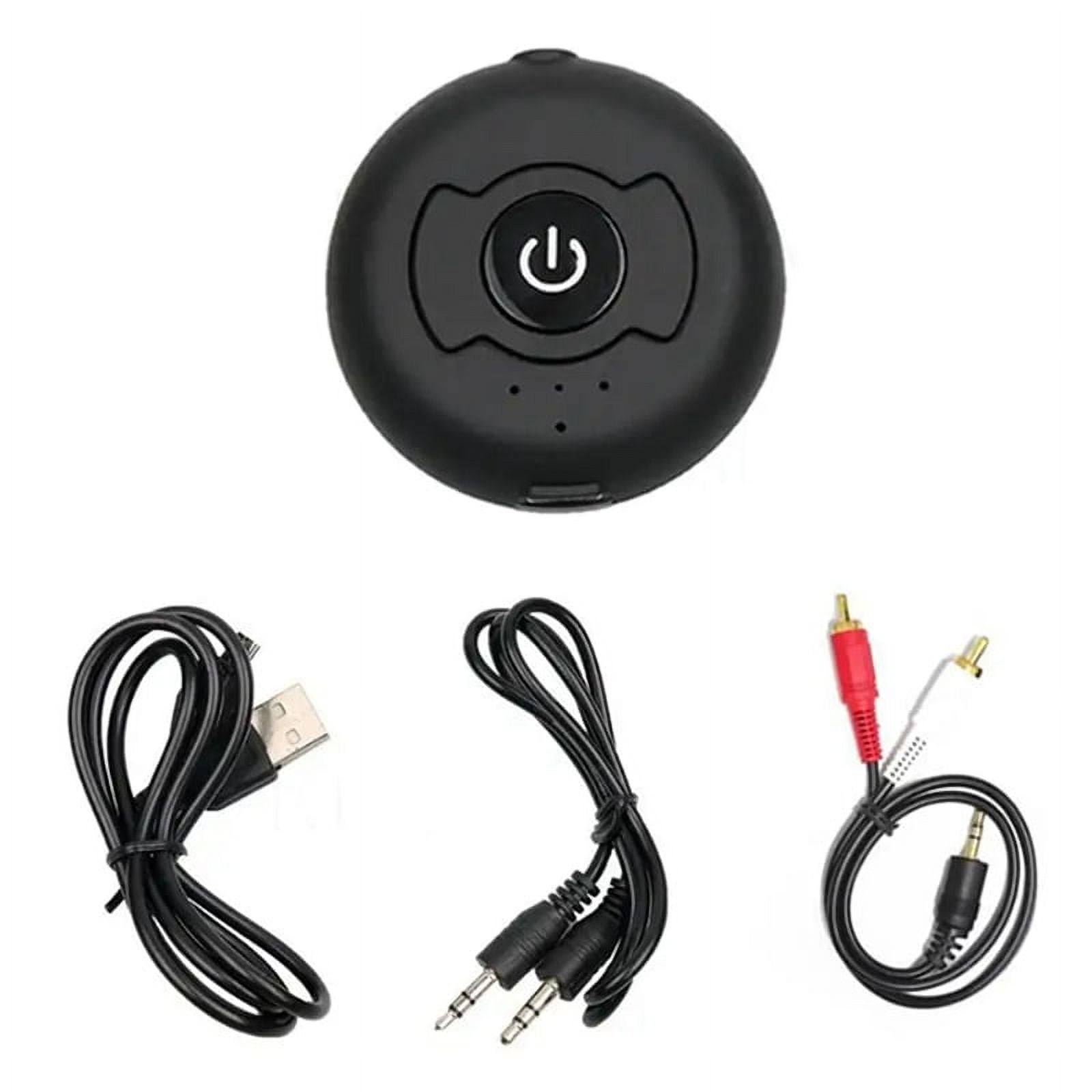 5.0 Bluetooth Audio Transmitter for TV PC Connect 2 Headphones 3.5mm ...