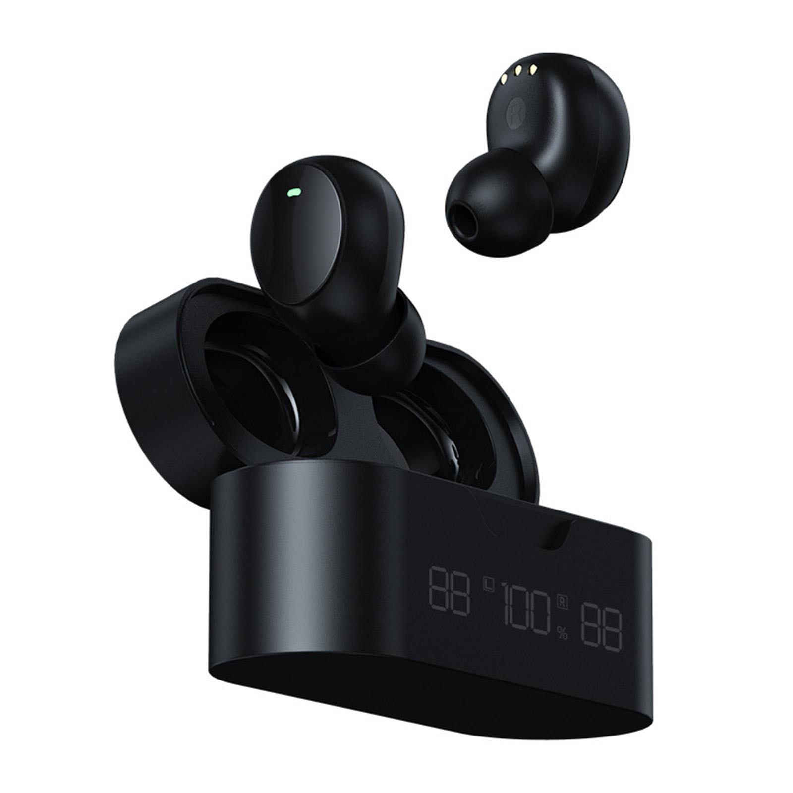 5.0 Digital Display Wireless Headphone Portable Charging Earbuds ...