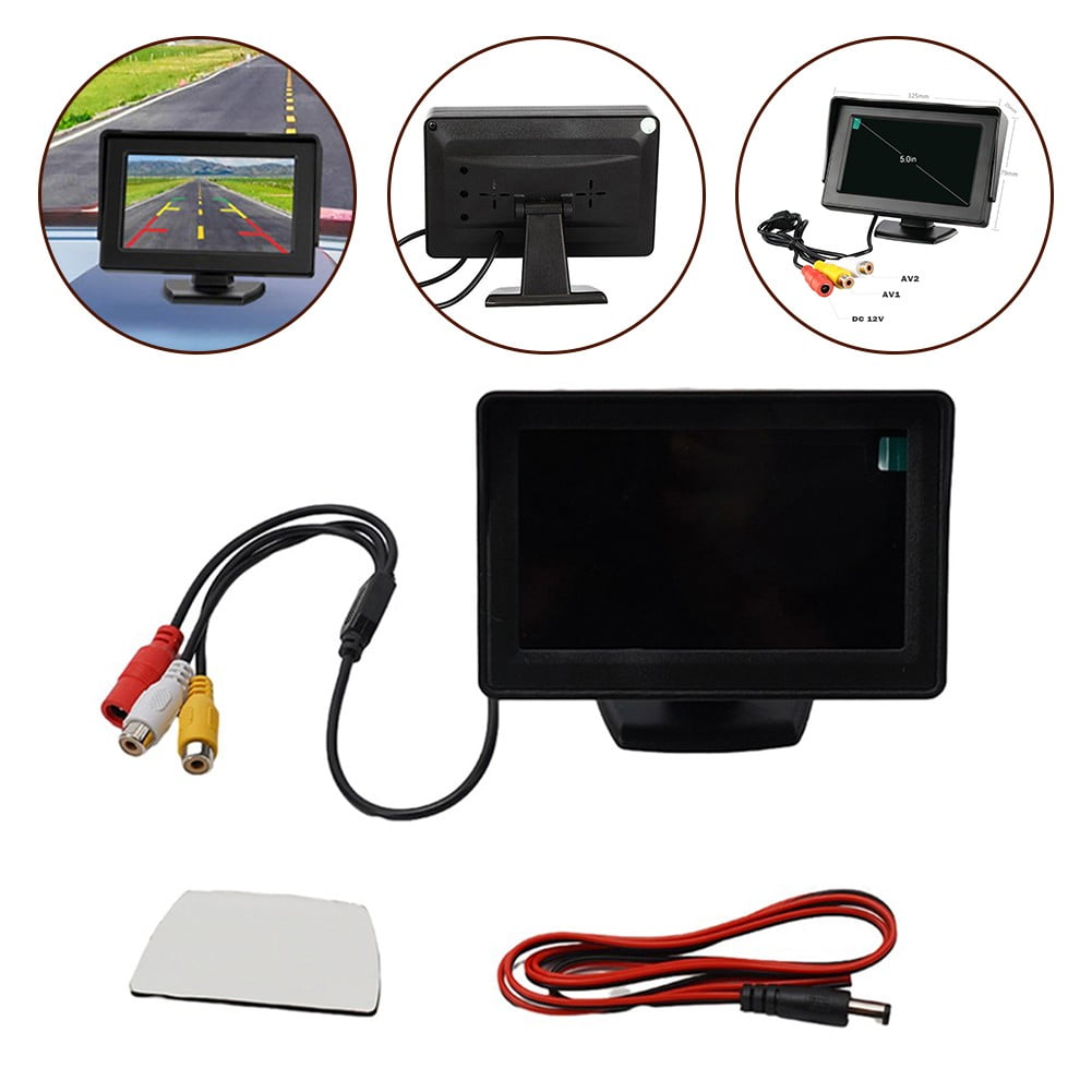 5.0 Inch Tft Lcd Car Reversing Screen for Rear View Kit Reverse Parking ...