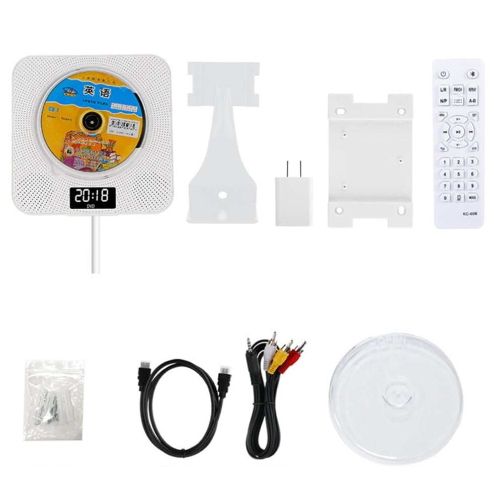 5.0 Wall Mountable CD DVD Player With Pull-Switch Dust Cover Remote ...