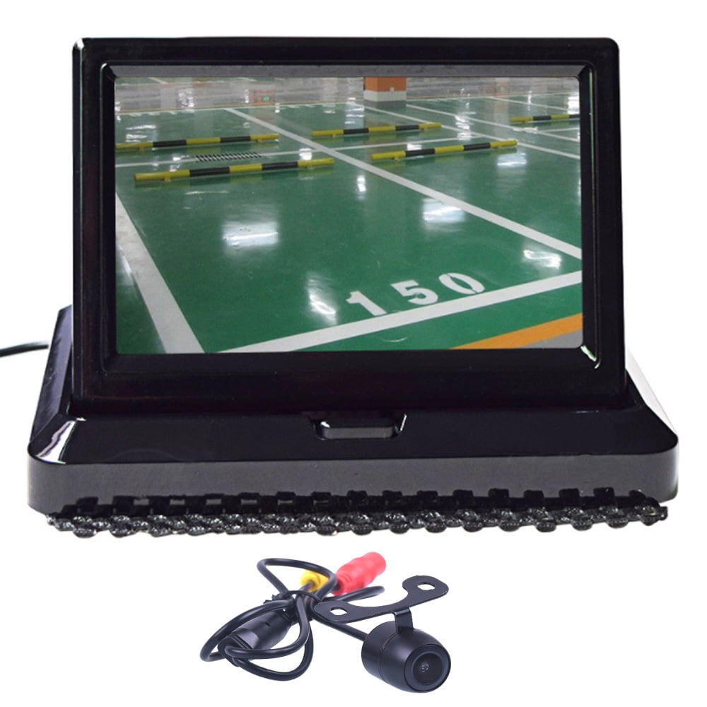 5.0 inch color HD CCD display, DVD player with 2 channels and rear view ...