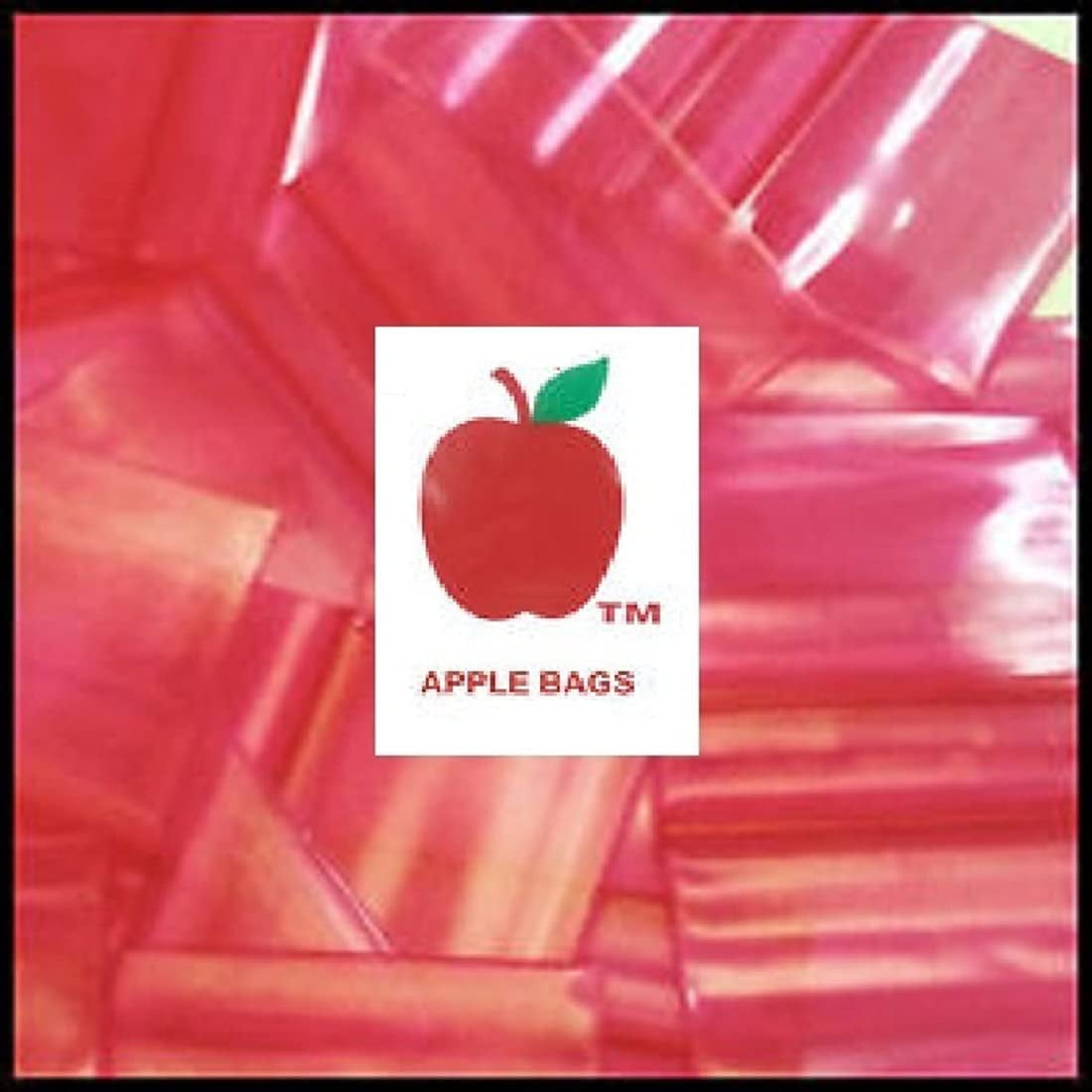 5,000 Red 2"x2" 2mil Original Brand Resealable Bags 2020 5000 Baggies ...
