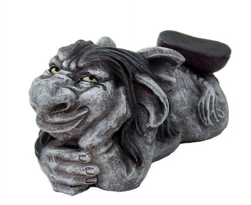 5.06 Inch Funny Gargoyle with Boots Laying Down Statue Figurine ...