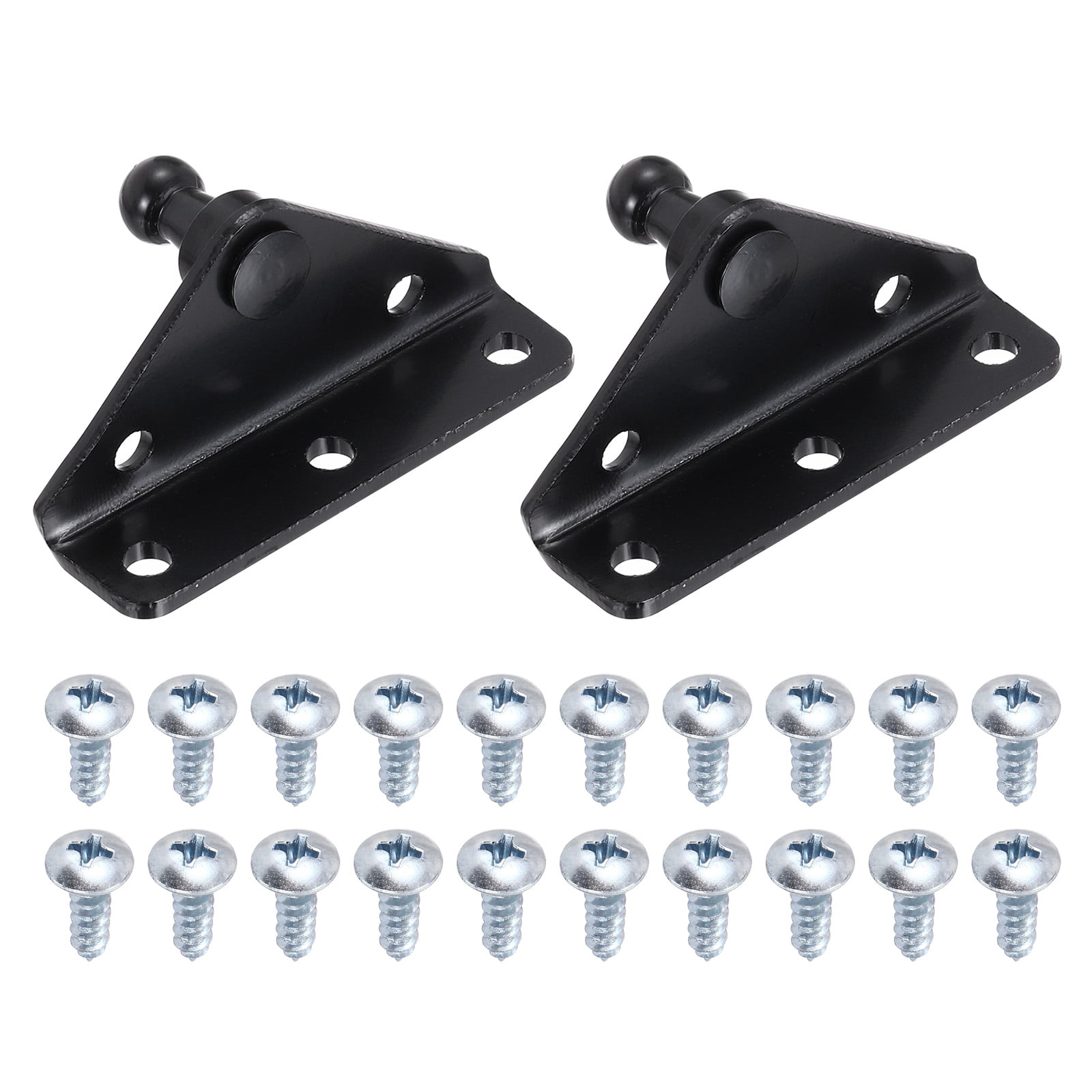 5.08mm Ball Stud Mounting Bracket,Steel Gas Strut Mount,2Set Black ...
