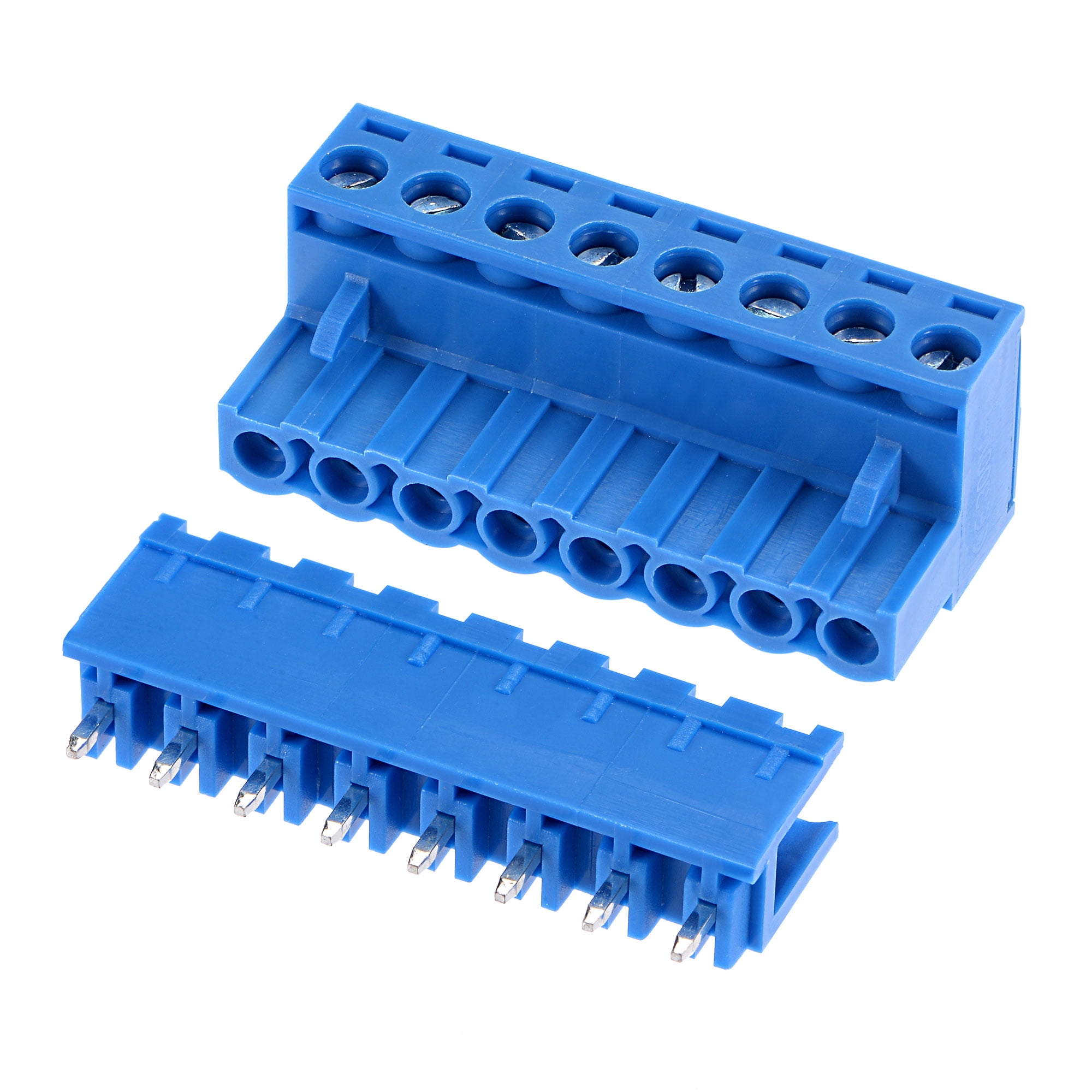 5.08mm Pitch 8 Pin 15A PCB Mount Screw Terminal Block Straight Plug-in ...