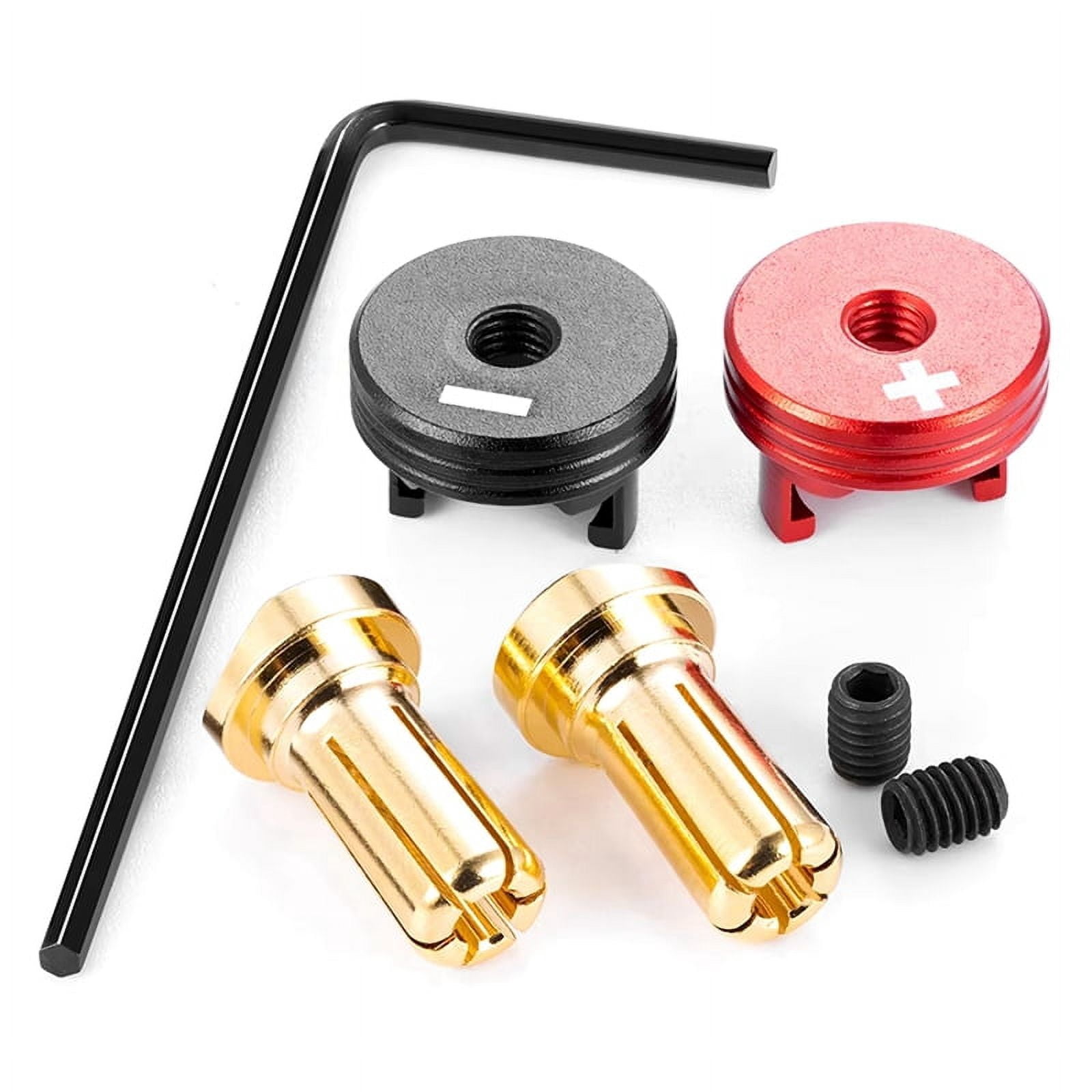5.0mm Metal Plug Banana Plug RC Car Lip Battery Connector with Metal ...