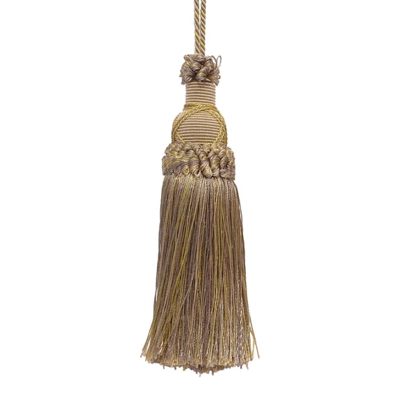 5 1/2" (14cm) Key Tassel, 4" (10cm) Loop with Criss Cross Design # KTIC ...