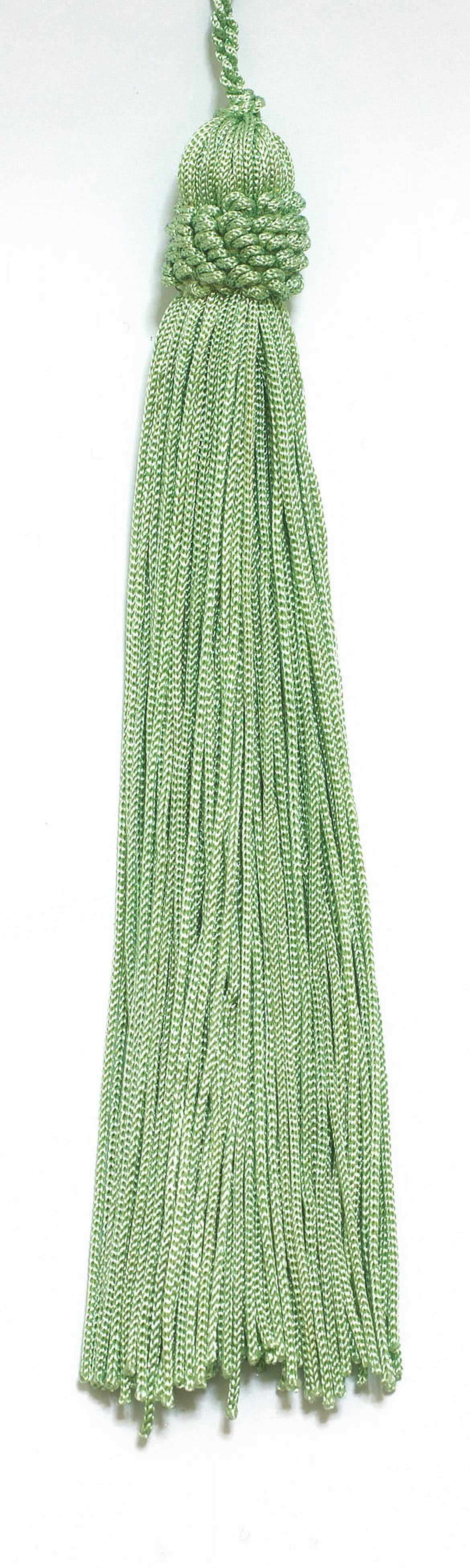 5 1/2" (14cm) Small Crown Tassel | Craft Tassel # CT055,, Light Jade ...