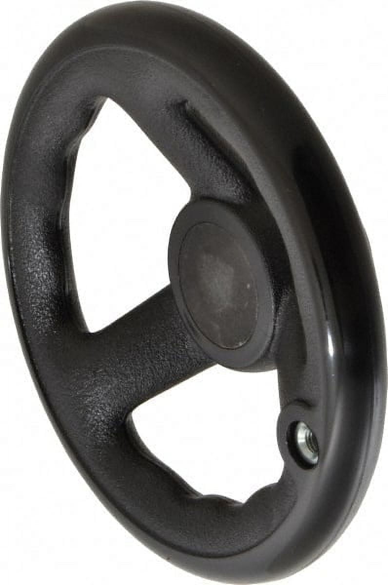 5-1/2", 3 Spoke Offset Handwheel with Revolving Handle Plastic ...