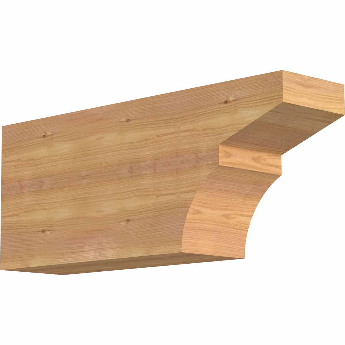 5 1/2"W x 10"H x 24"L Monterey Smooth Rafter Tail, Western Red Cedar ...