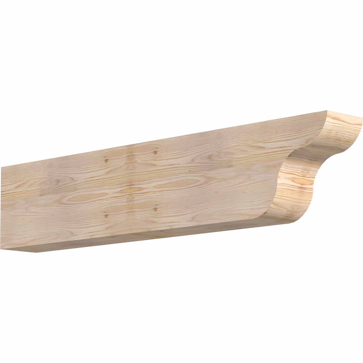 5 1/2"W x 10"H x 48"L Carmel Smooth Rafter Tail, Douglas Fir - Walmart.com