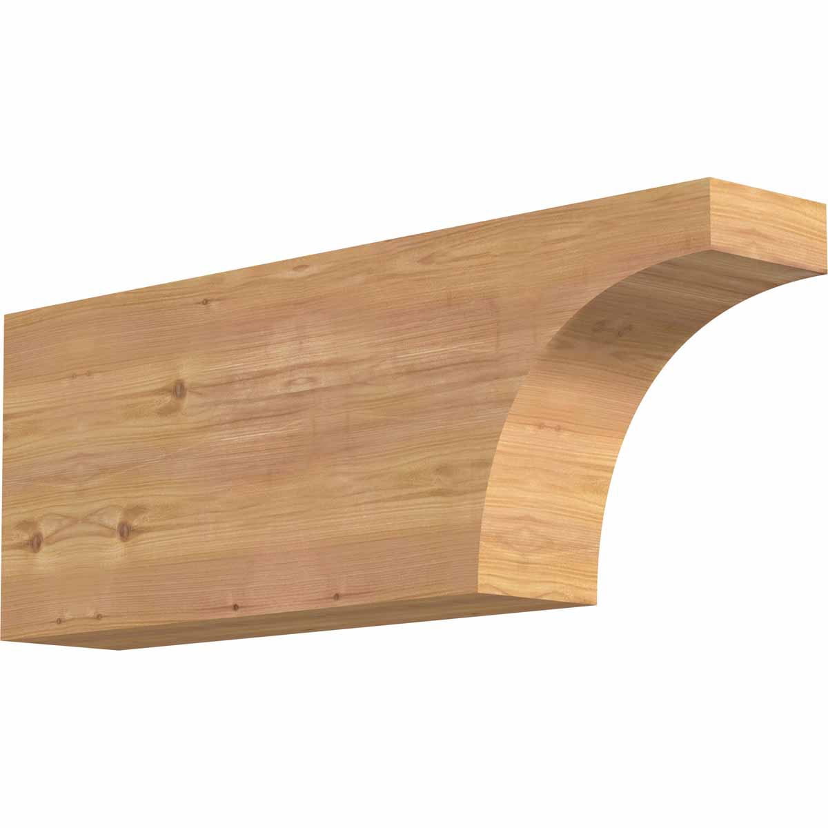 5 1/2"W x 12"H x 32"L Huntington Smooth Rafter Tail, Western Red Cedar ...