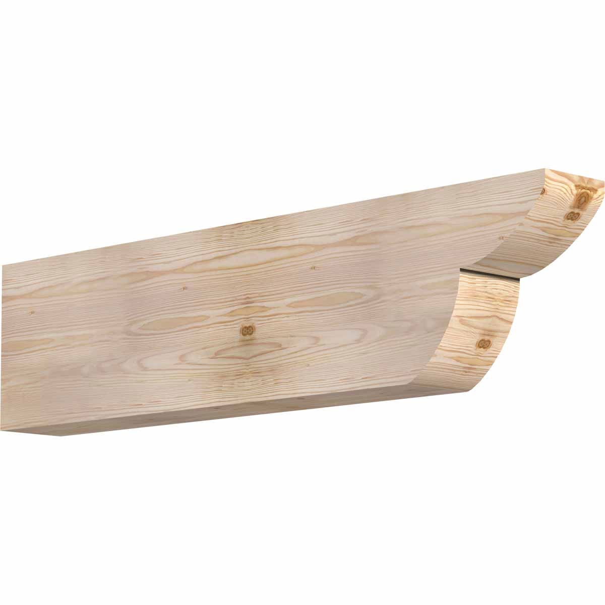 5 1/2"W x 12"H x 48"L Crestline Smooth Rafter Tail, Douglas Fir ...