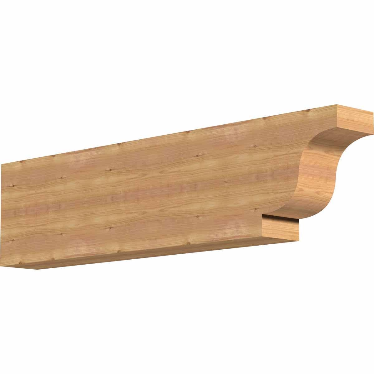 5 1/2"W x 12"H x 48"L Newport Smooth Rafter Tail, Western Red Cedar ...
