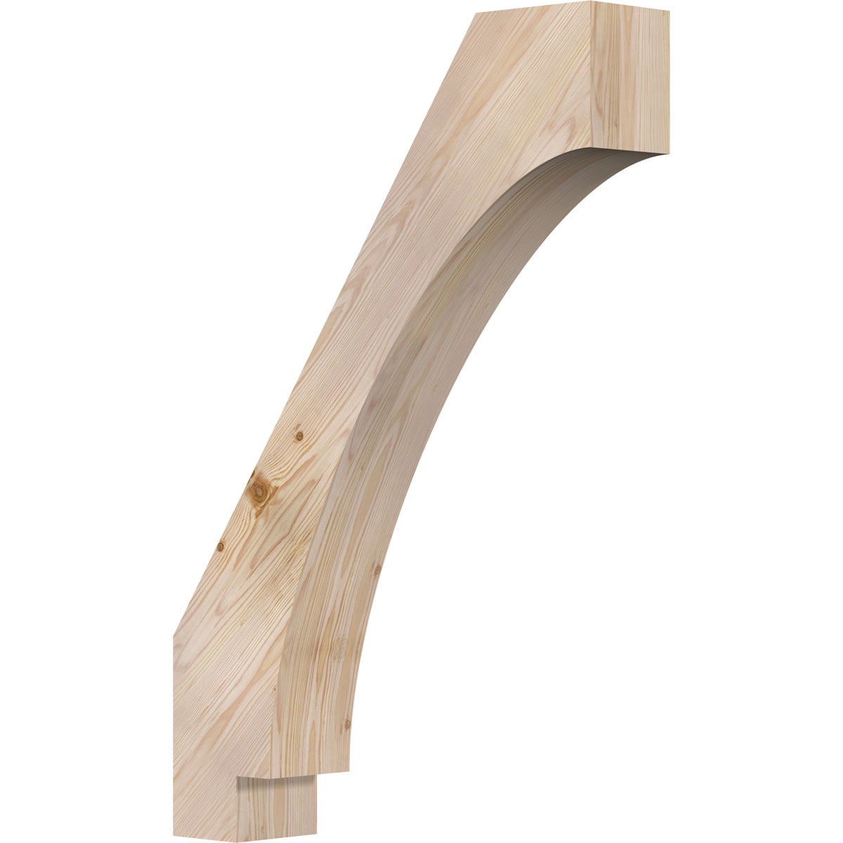 5 1/2"W x 26"D x 38"H Imperial Smooth Knee Brace, Douglas Fir - Walmart.com