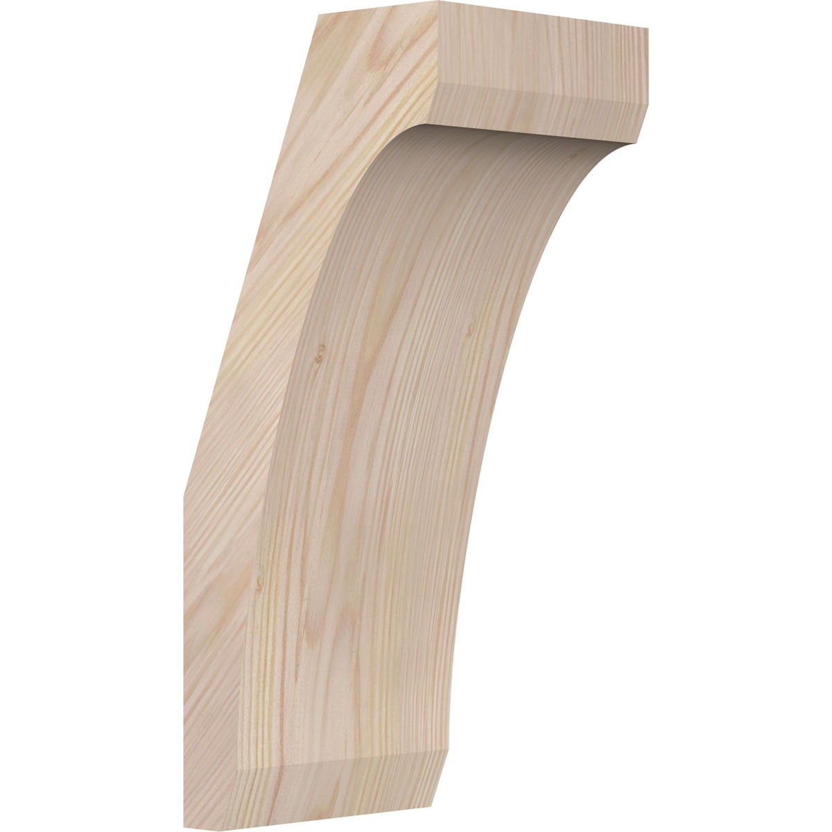 5 1/2"W x 6"D x 14"H Legacy Smooth Knee Brace, Douglas Fir - Walmart ...