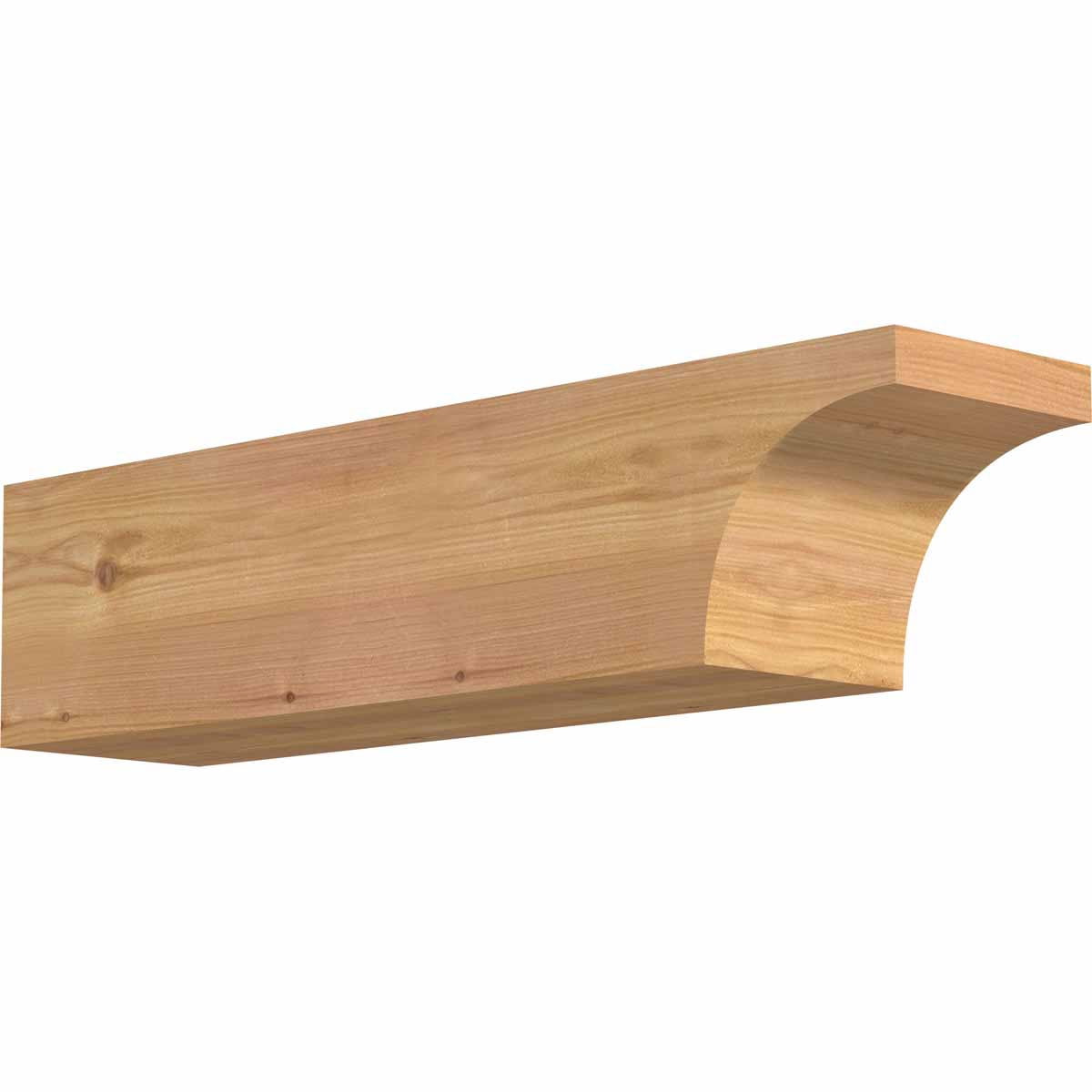5 1/2"W x 6"H x 24"L Huntington Smooth Rafter Tail, Western Red Cedar ...
