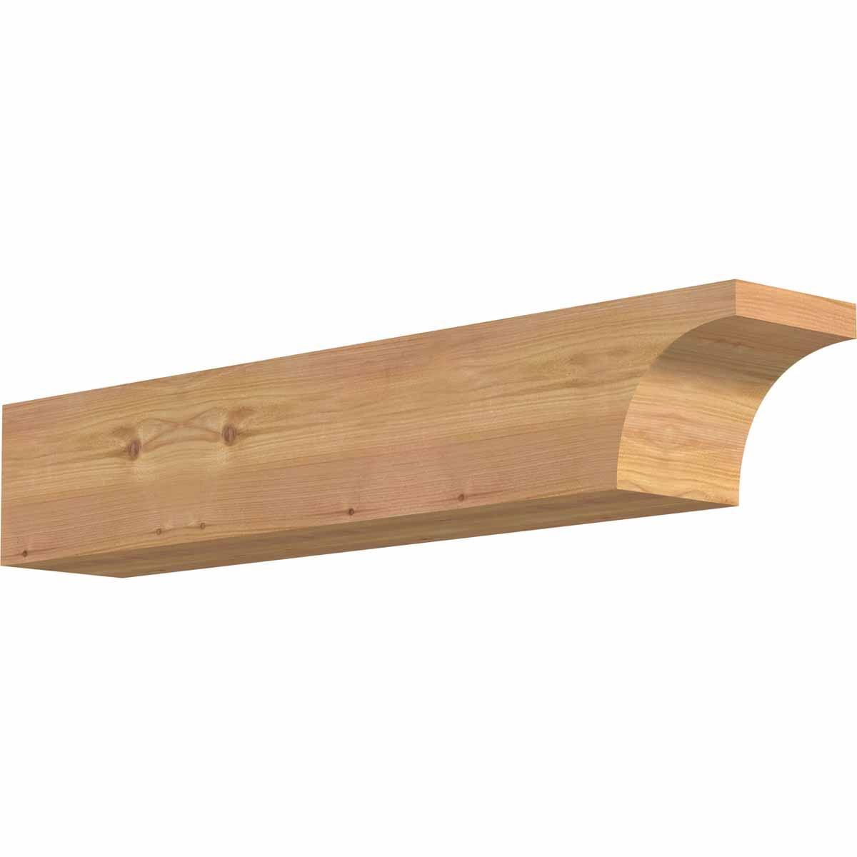 5 1/2"W x 6"H x 32"L Huntington Smooth Rafter Tail, Western Red Cedar ...