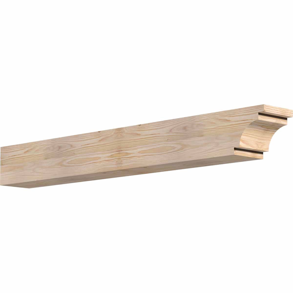 5 1/2"W x 6"H x 48"L Mediterranean Smooth Rafter Tail, Douglas Fir ...