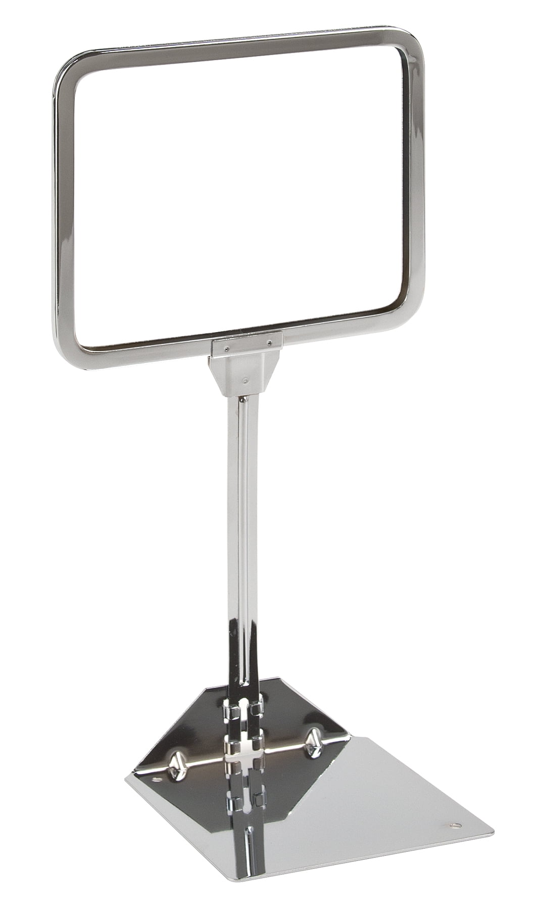 5 1/2 in. H x 7 in. L Chrome Sign Holder with Shovel Base (Pack of 30 ...