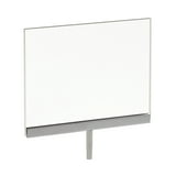 5 1/2 in. H x 7 in. W Acrylic Sign Holder with 1 1/2 in. Swedge Stem ...