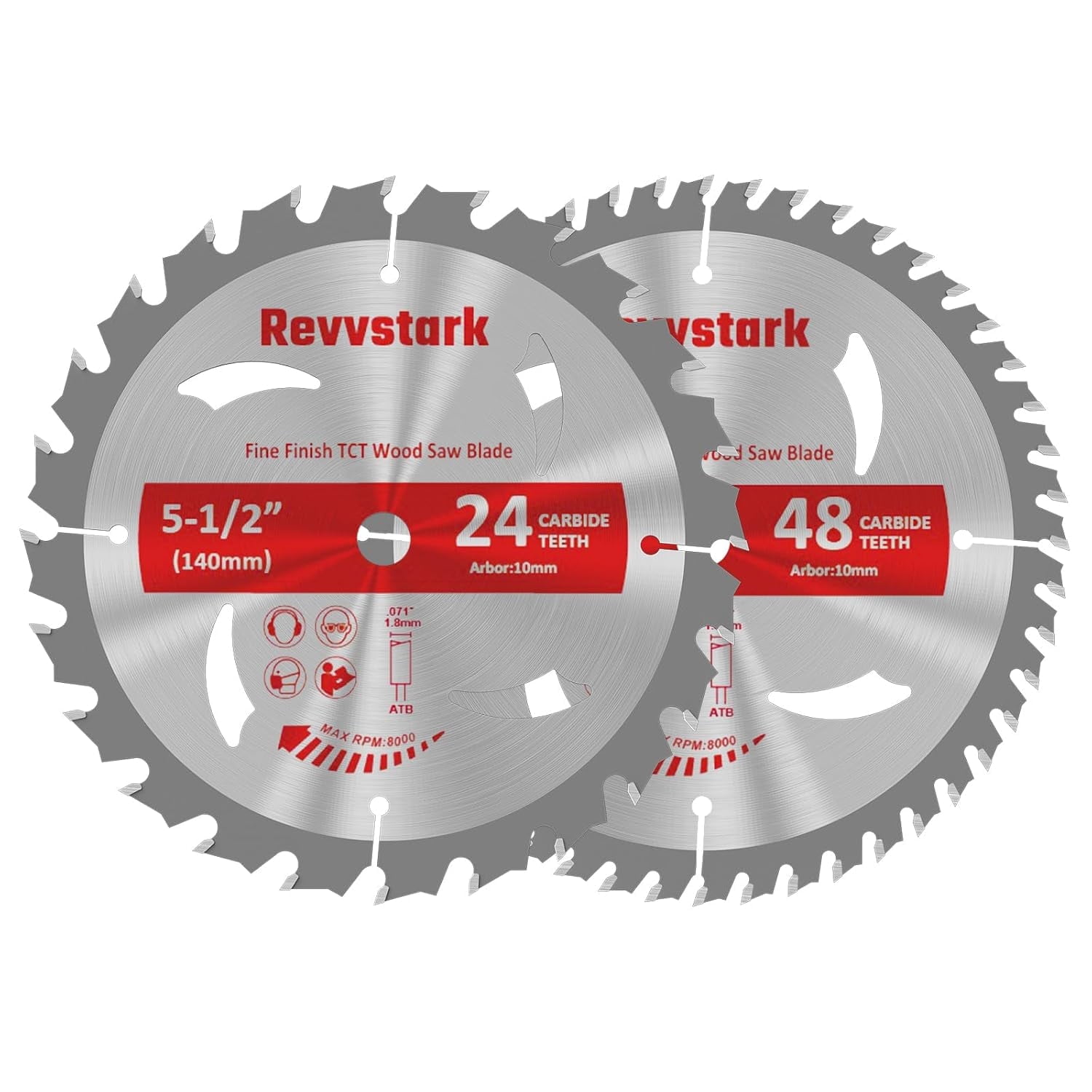 5-1/2-inch Circular Saw Blades 24 Tooth & 48 Tooth, Carbide Tipped ...