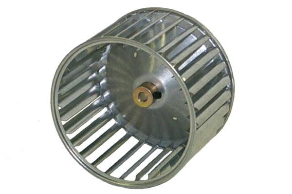 5 1/4" Blower Wheel, Steel, 5/16" Shaft, 1 1/2" Hub Offset, Clockwise ...