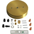 5 1/8 Inches Ceiling Lighting Canopy Kit,GoldSingle Pendant Light Plate ...