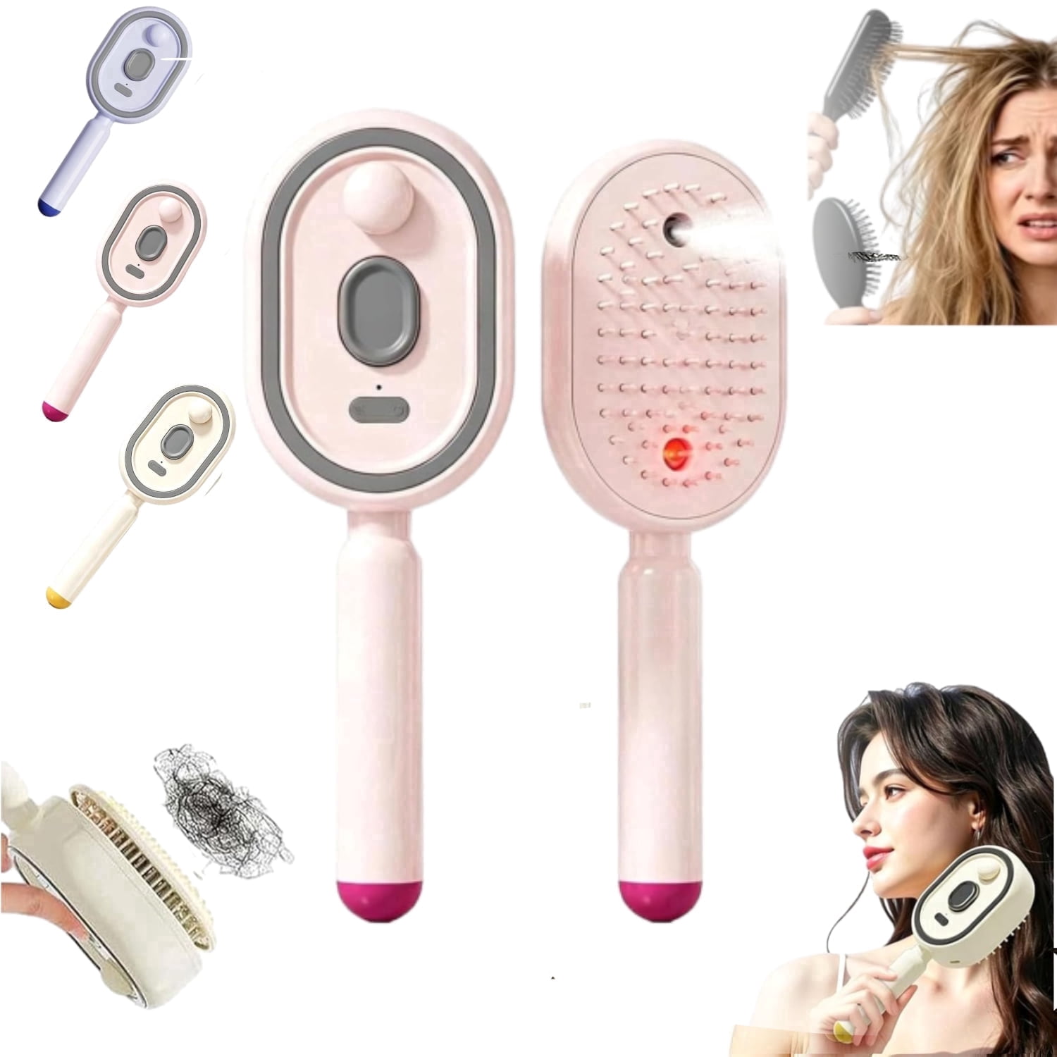 5 in 1 Air Cushion Brush, 2026 New Electric Spray Air Cushion Massage ...