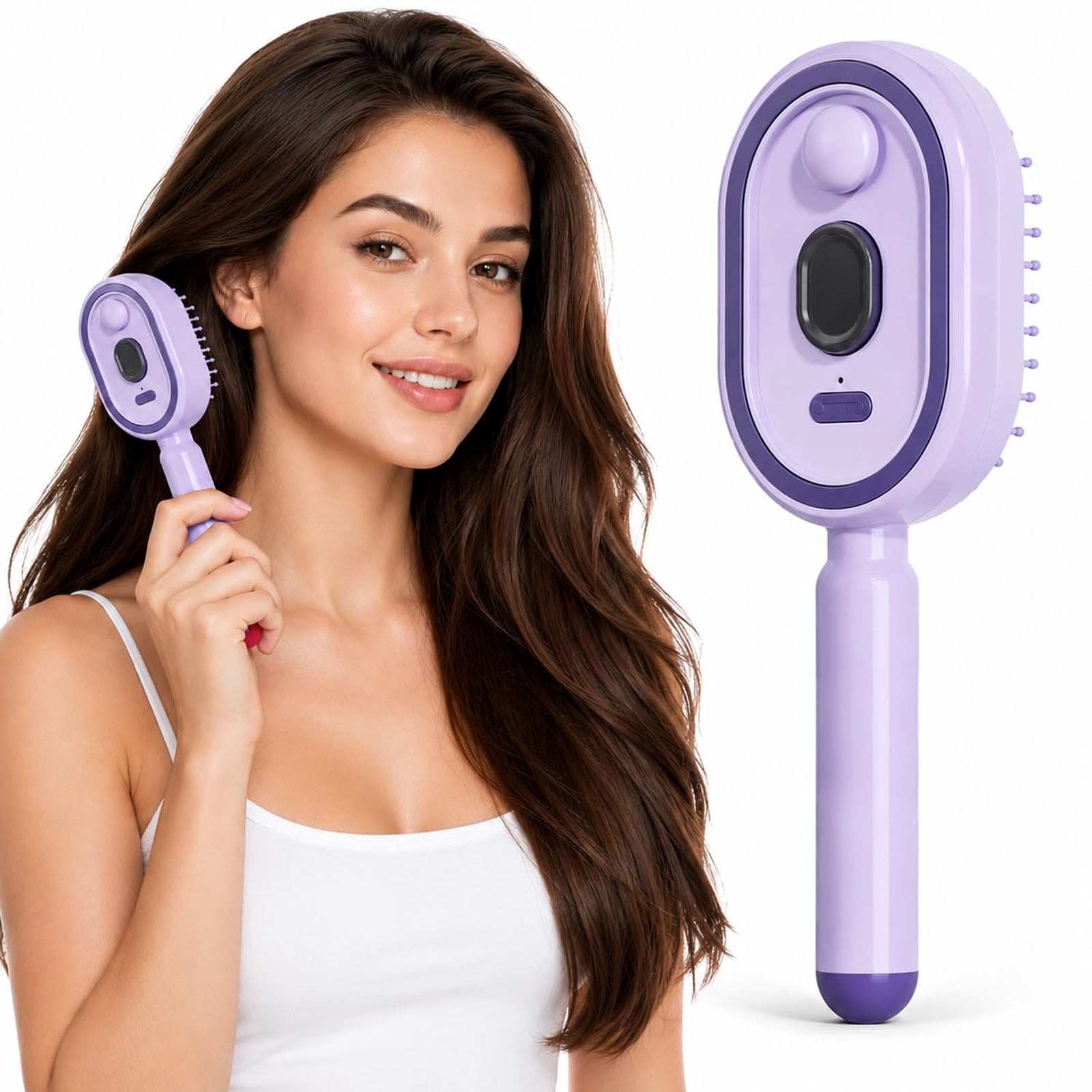 5 in 1 Air Cushion Hair Brush, Electric Scalp Massage Comb with Fine ...