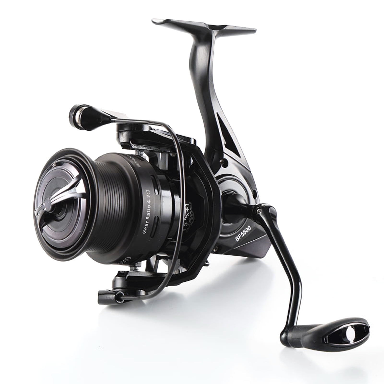 5+1 Ball Bearings Fishing Reel Metal Spool Stainless Steel Main Shaft 4 ...
