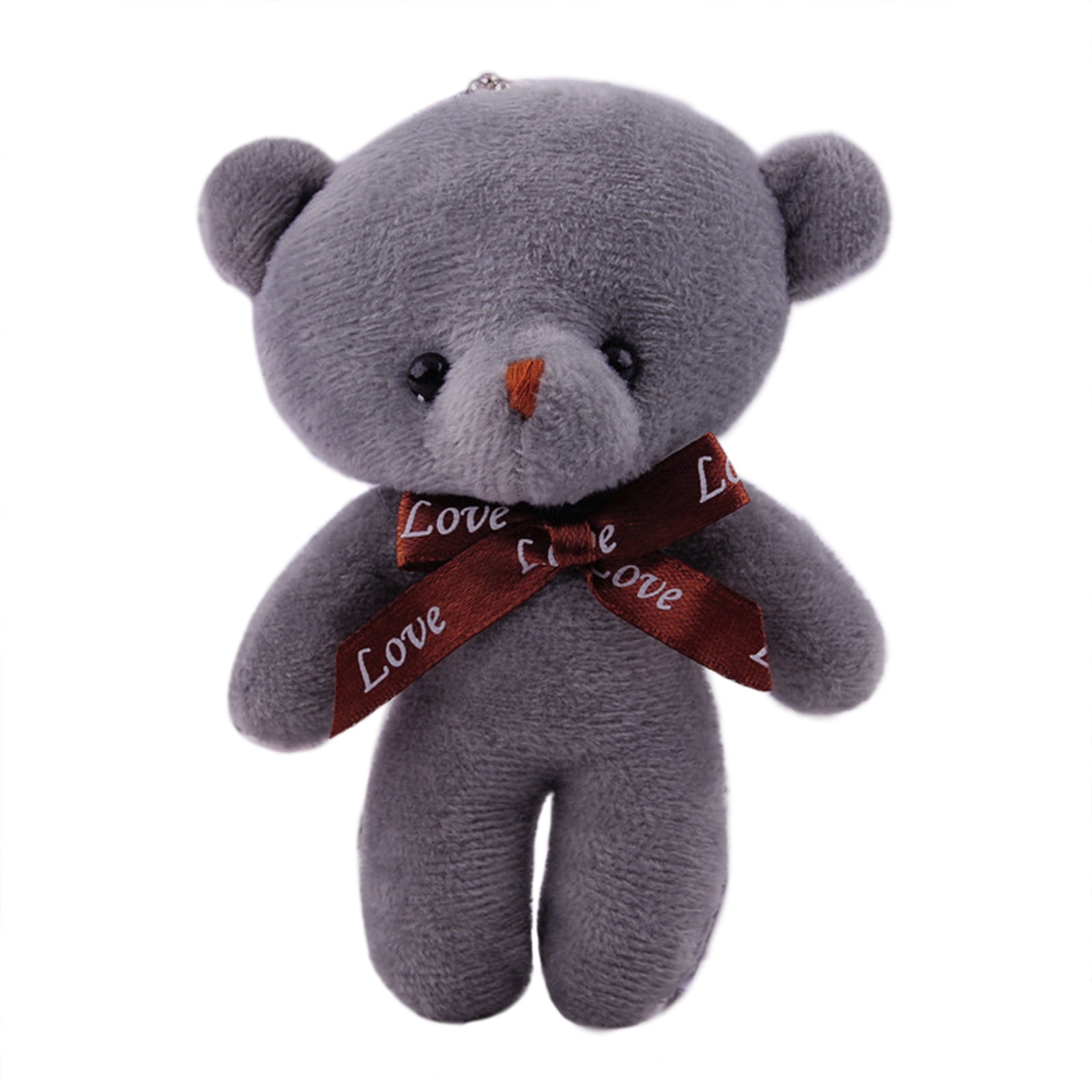 5.1" Bear Plush Doll Soft Stuffed Animal Plushies Keychain Pendant Cute ...