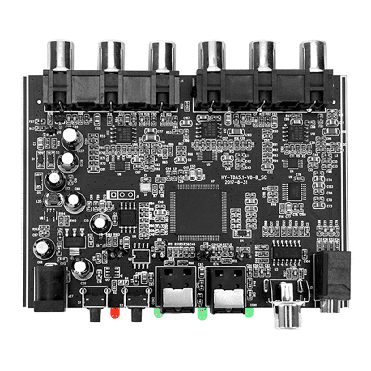 5.1 Channel Audio Decoder PCM Digital Optical Coaxial DTS HiFi Stereo ...