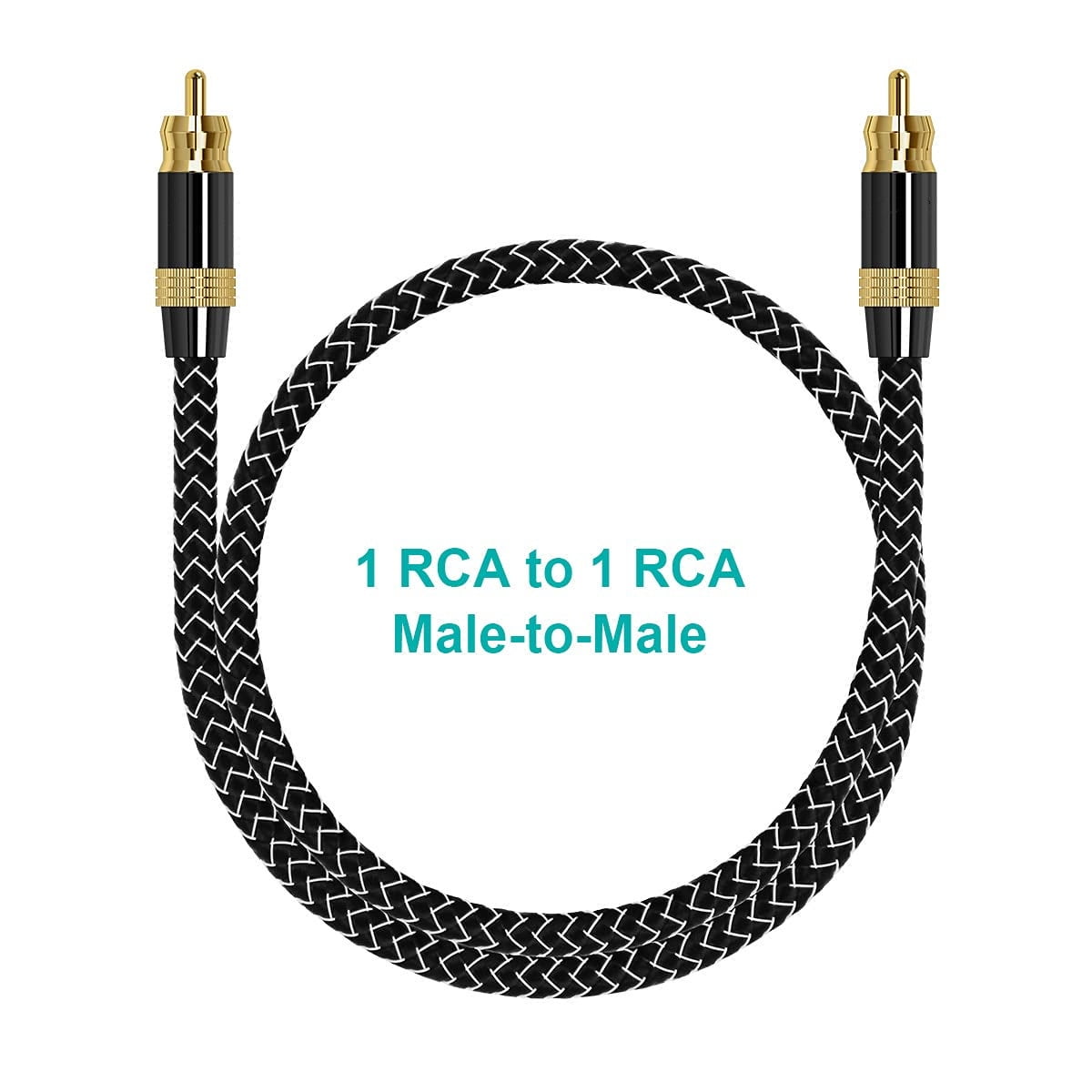 5.1 Channel Digital Coaxial Audio Cable (SPDIF) - Pure Copper, Gold ...