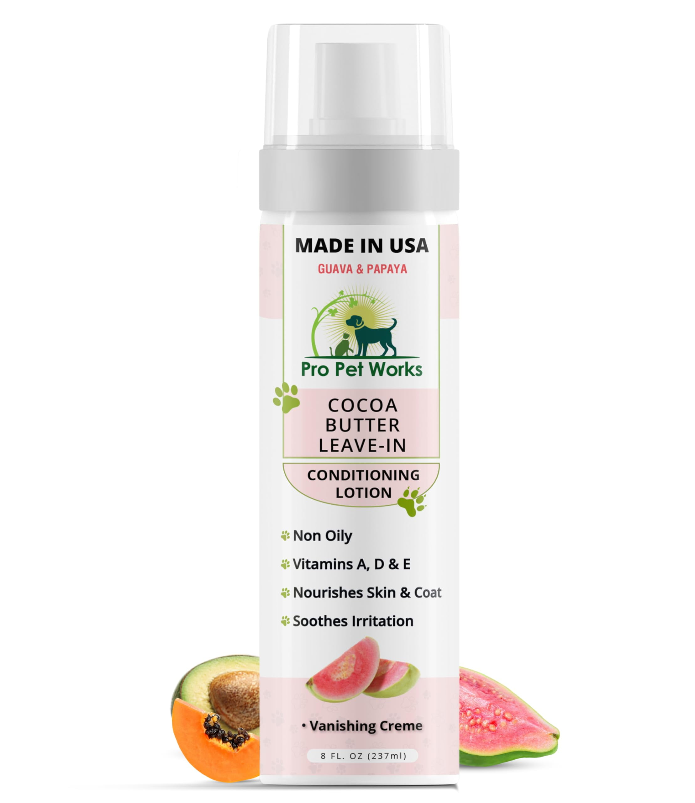 5 in 1 Cocoa DMF15 Butter Leave-in Conditioner Lotion for Dogs & Cats ...